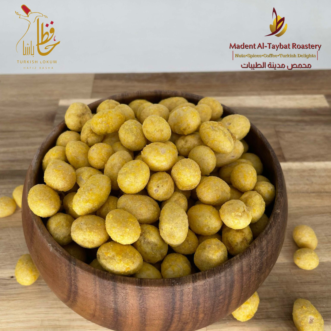 Roasted Corn Coated Peanuts – Madent Al-Taybat Roastery